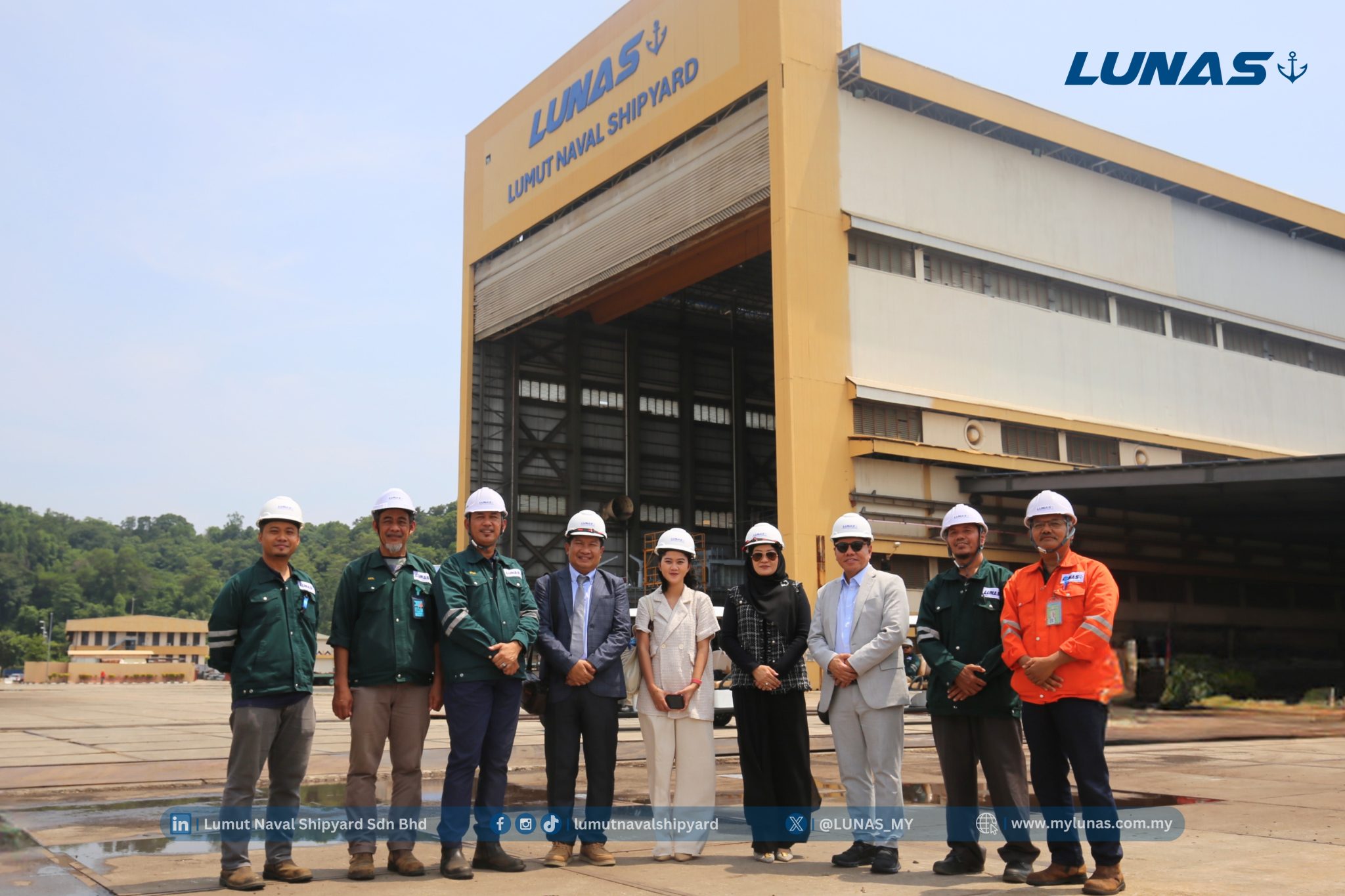 PT PAL Indonesia visit LUNAS’ Shipyard | Lumut Naval Shipyard