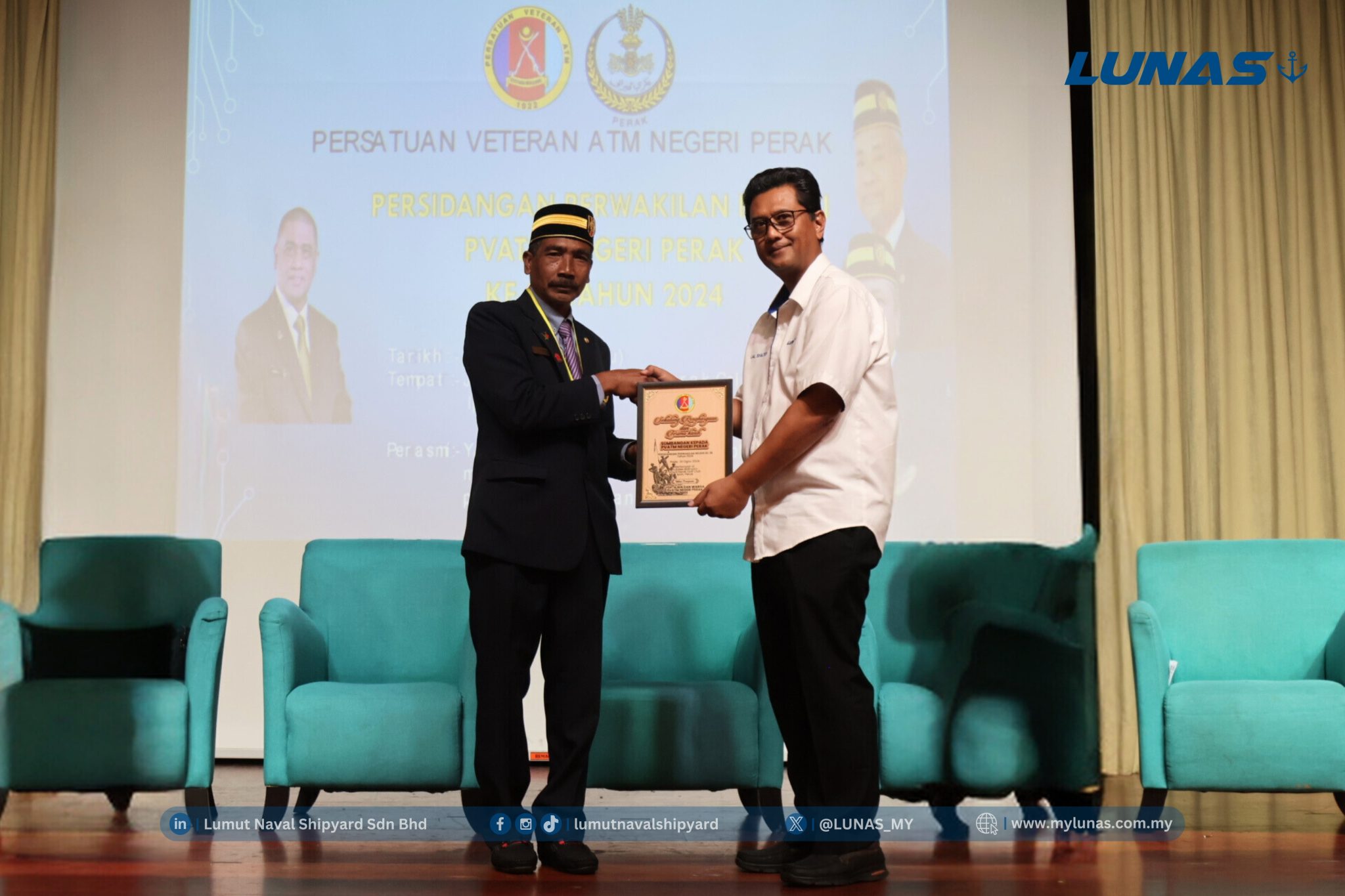 Appreciation To LUNAS by Persatuan Veteran Angkatan Tentera Malaysia ...