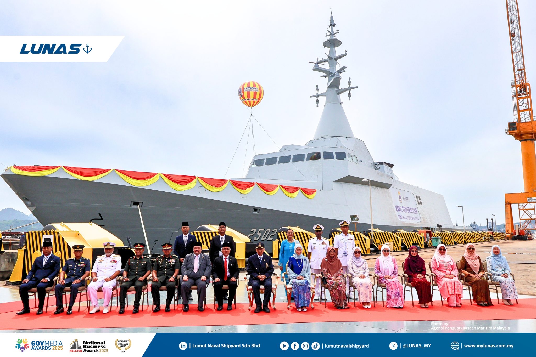 Naming and Launching Ceremony of Littoral Combat Ship 2 | Lumut Naval Shipyard