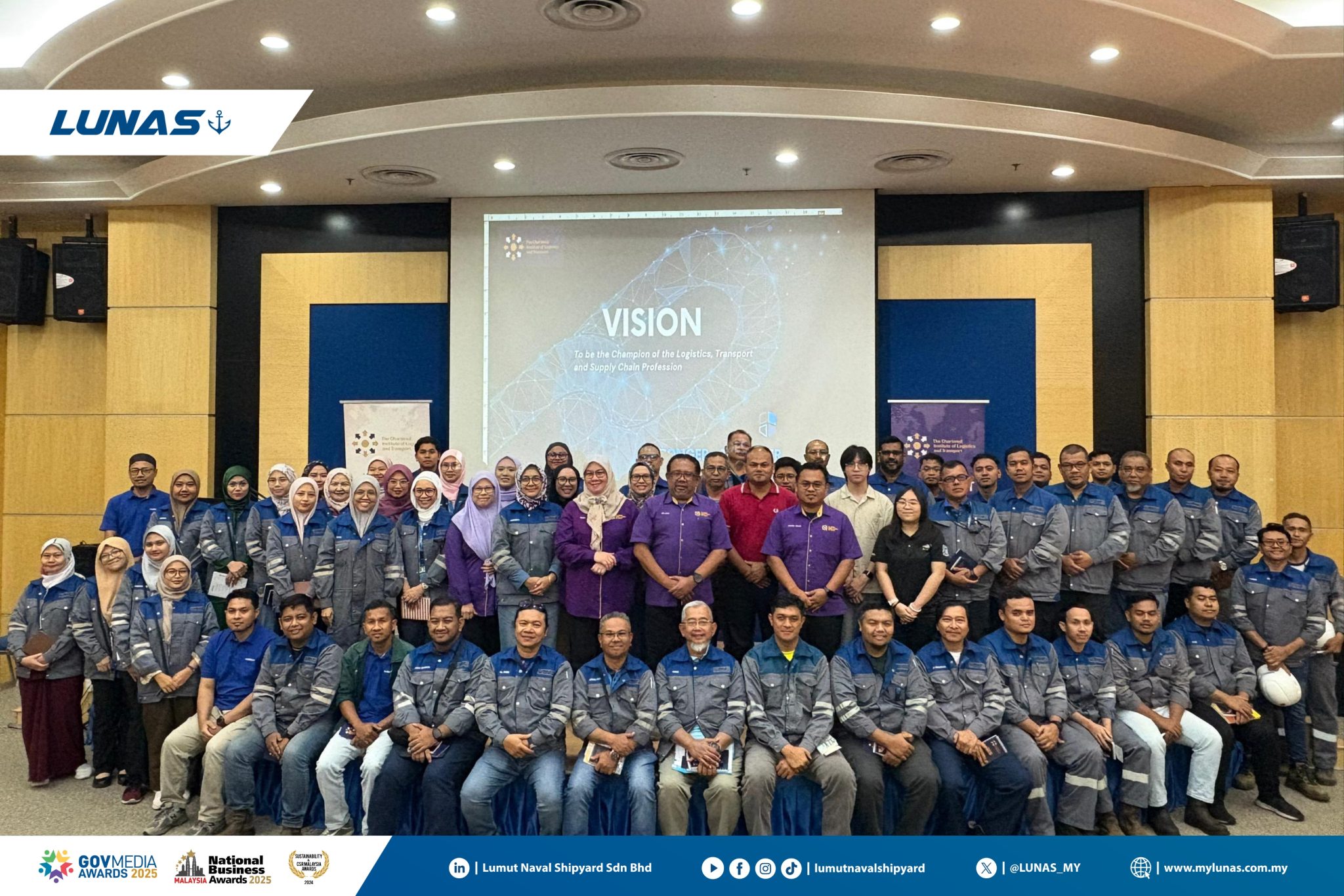 CILTM Engages LUNAS on Logistics & Transport Excellence | Lumut Naval ...