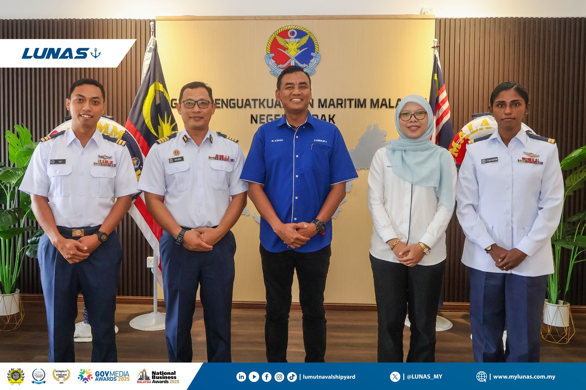 LUNAS Courtesy Visit to MMEA Perak | Lumut Naval Shipyard
