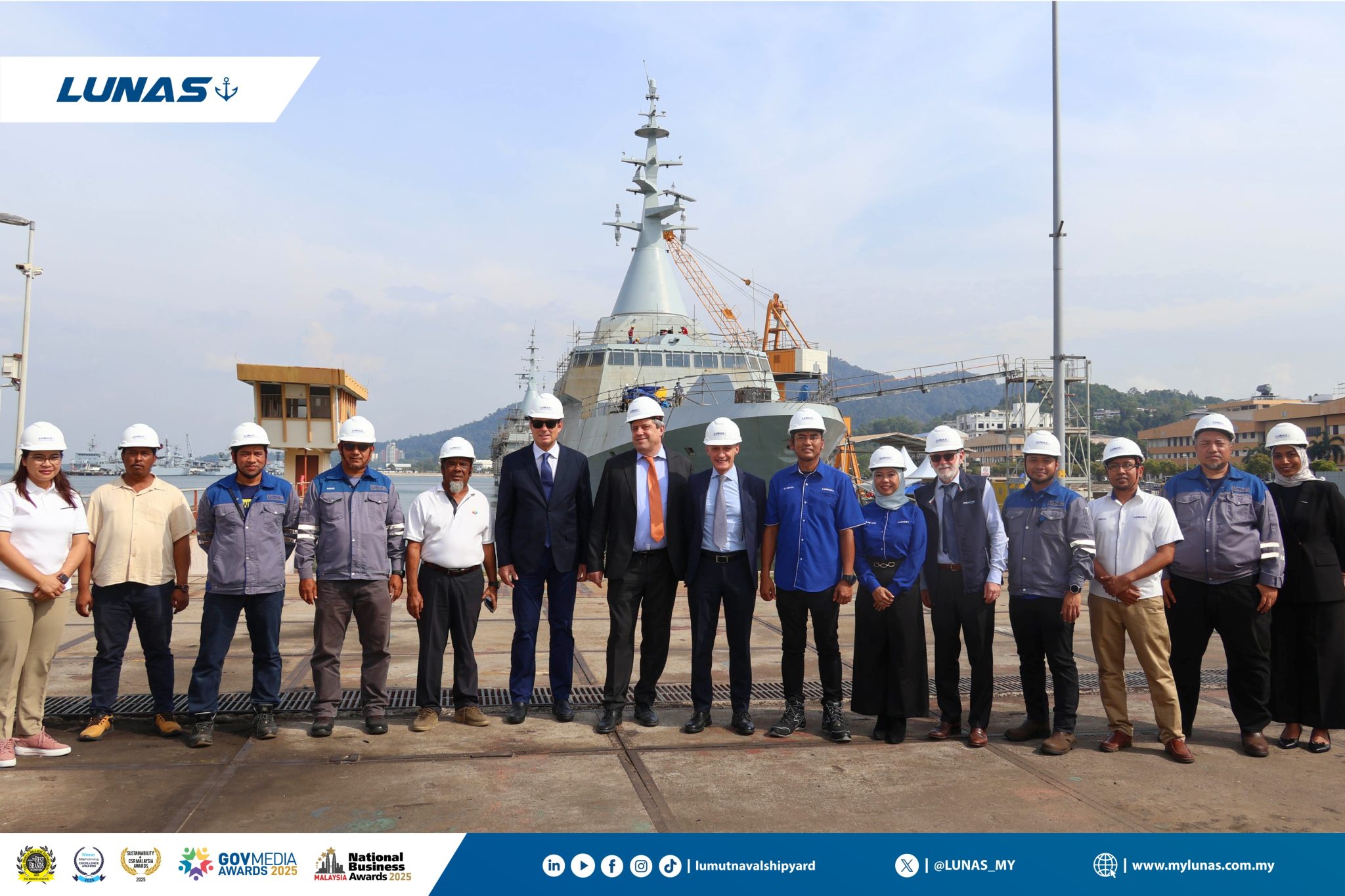 LUNAS Receives Visit From Fincantieri and ENRA Energy Solutions | Lumut ...